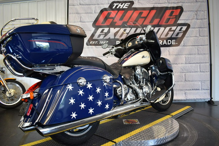 2016 Indian Motorcycle® Roadmaster® Springfield Blue and Ivory Cream ...