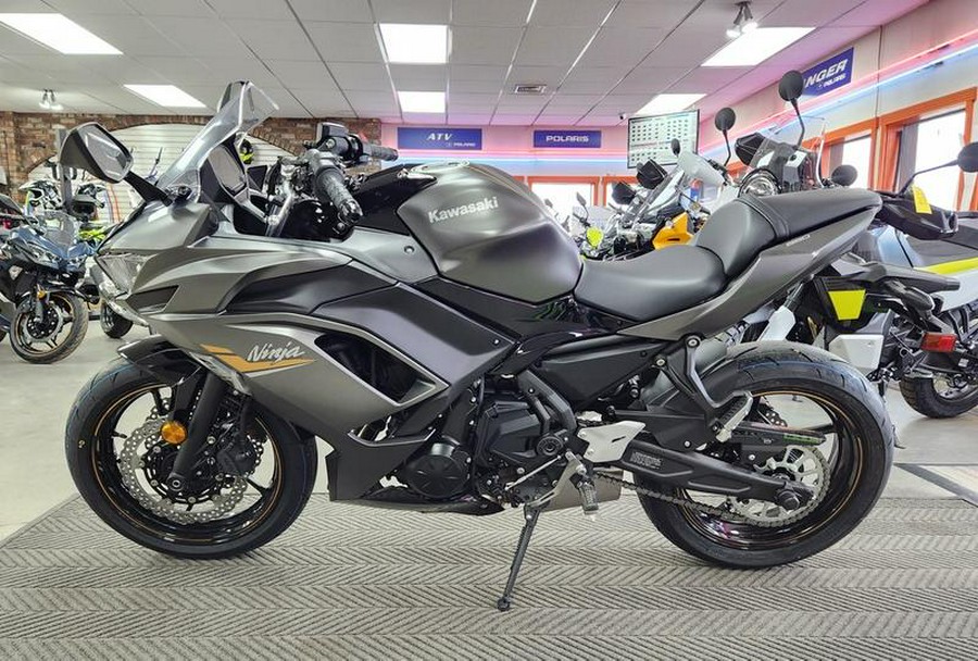 2023 Kawasaki Ninja® 650 Metallic Matte Graphenesteel Gray/Ebony for ...