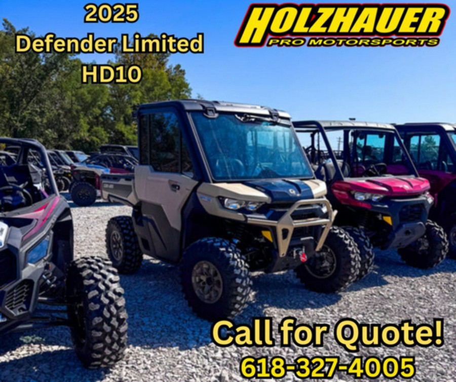 2025 Can-Am Defender Limited HD10 Desert Tan & Stealth Black for sale ...