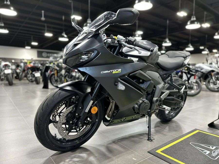 2025 Triumph Daytona 660 Satin Granite/Satin Black for sale in ...