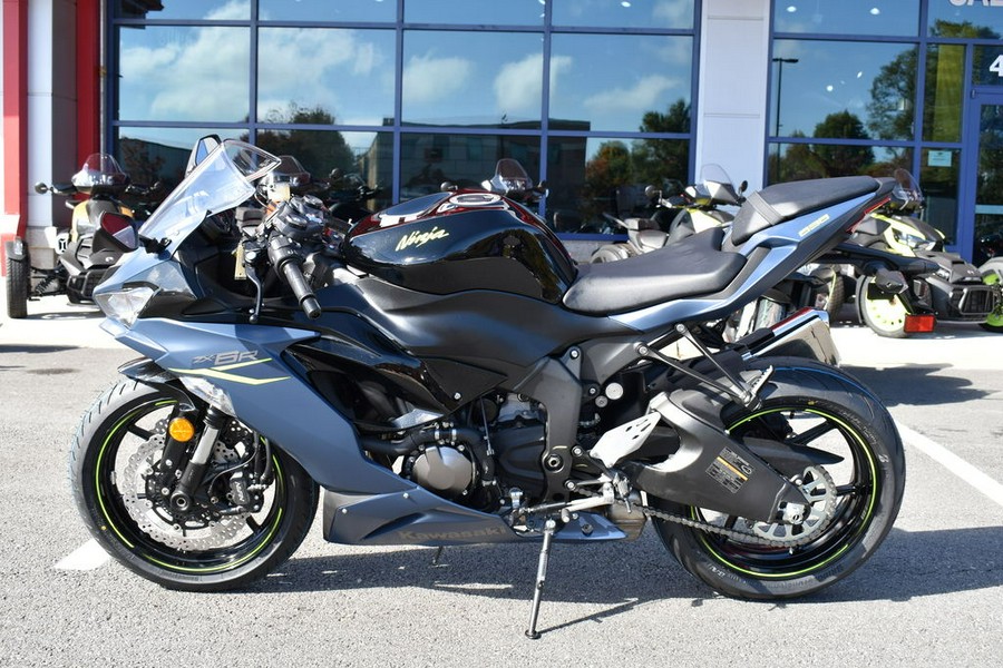 2023 Kawasaki Ninja® ZX™-6R Metallic Matte Twilight Blue/Metallic ...
