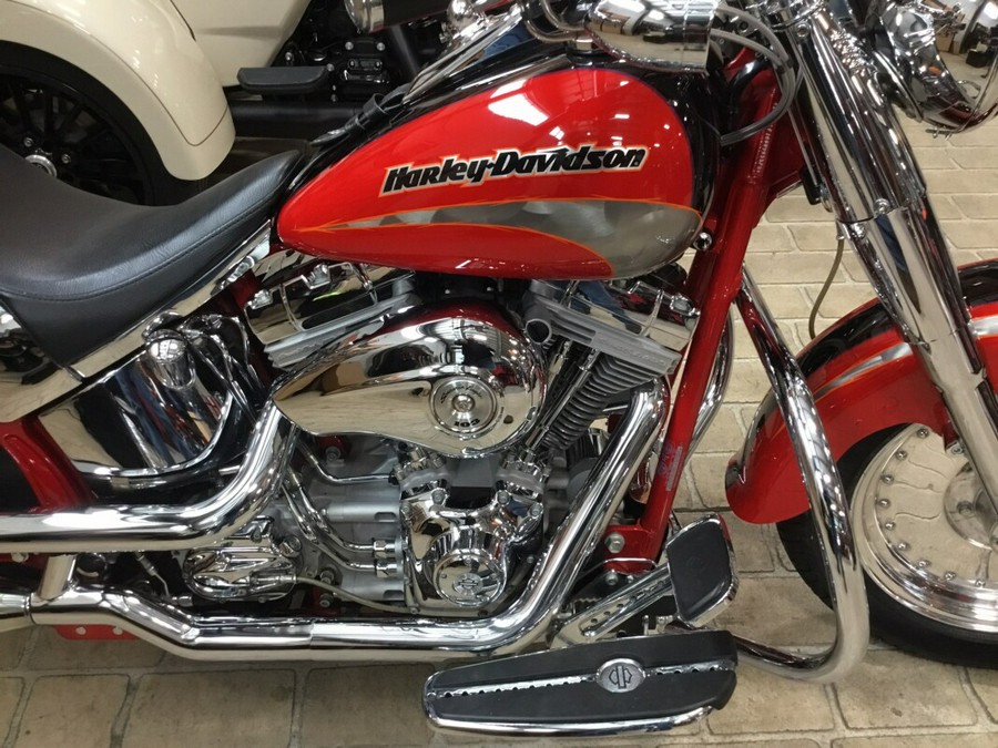 2005 Cvo Fat Boy Electric Cherry/Black for sale in Adams Center, NY