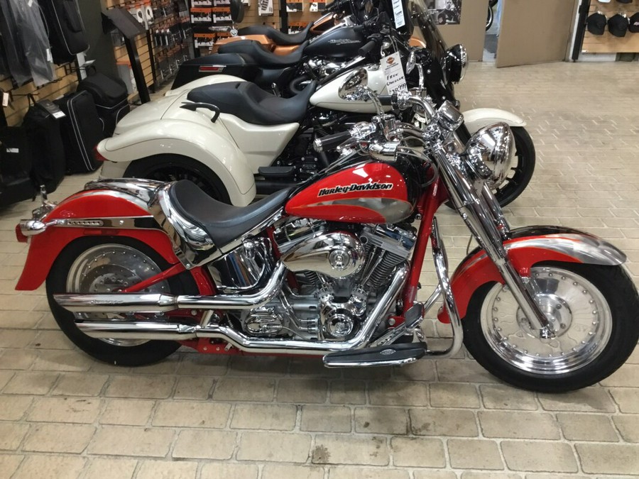 2005 Cvo Fat Boy Electric Cherry/Black for sale in Adams Center, NY
