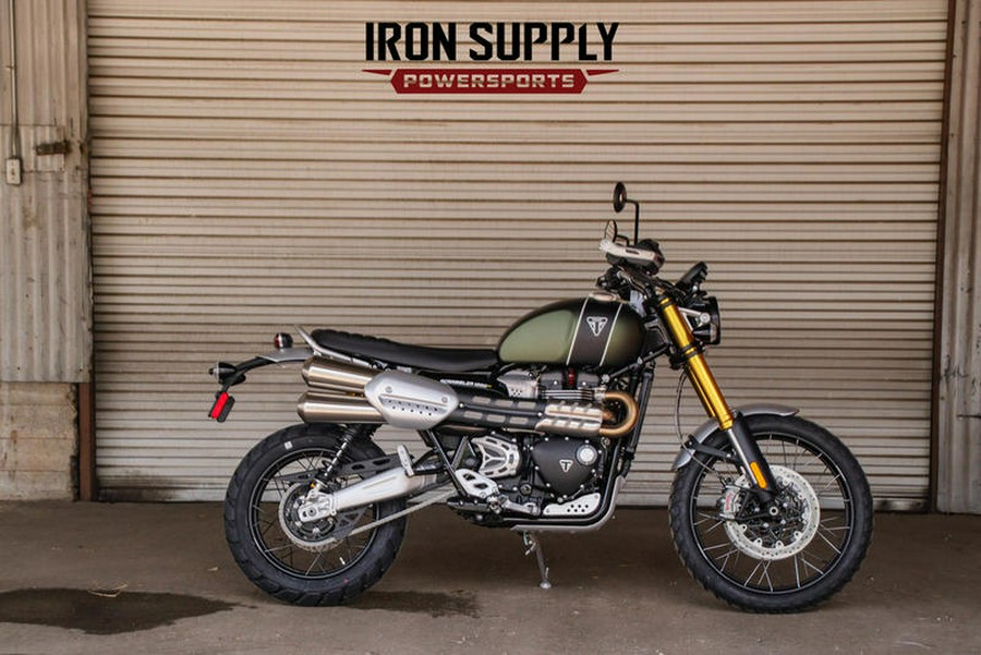 2023 Triumph Scrambler 1200 XE Matte Khaki Green Matte Jet Black for ...