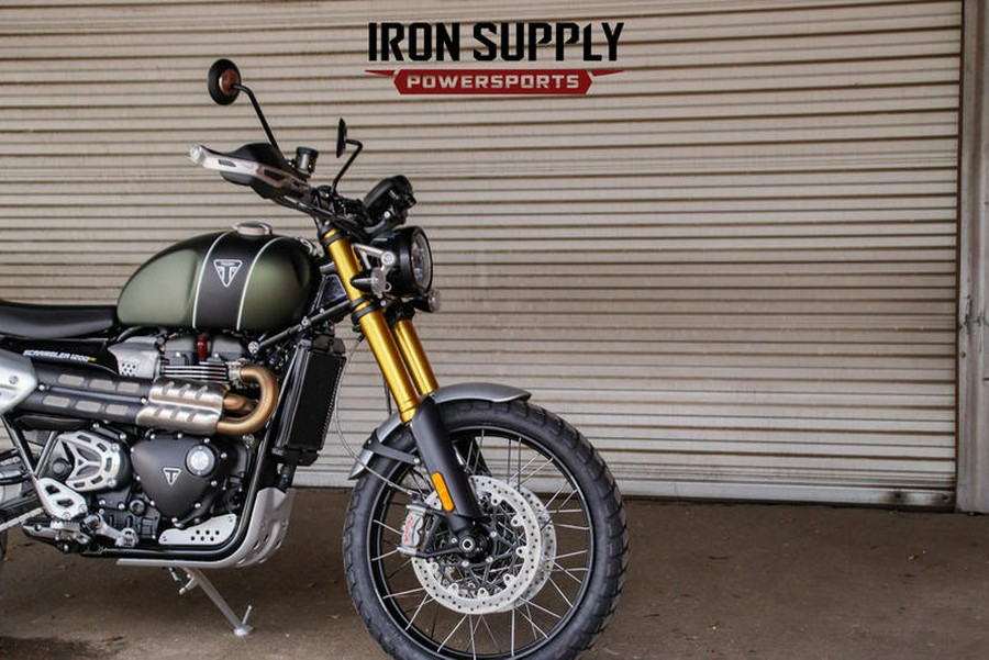 2023 Triumph Scrambler 1200 XE Matte Khaki Green Matte Jet Black for ...