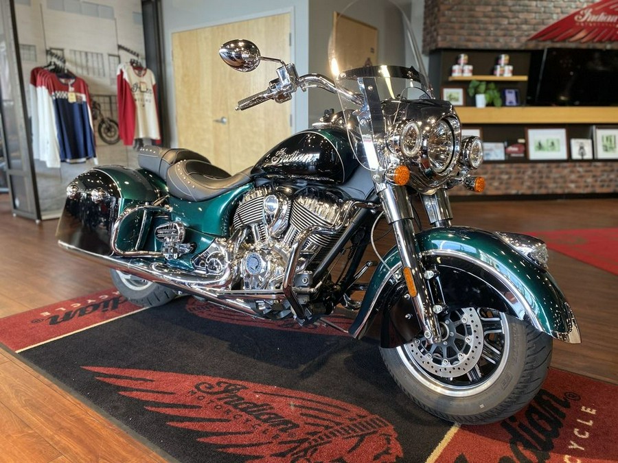 2018 Indian Motorcycle® Springfield® ABS Metallic Jade over Thunder ...