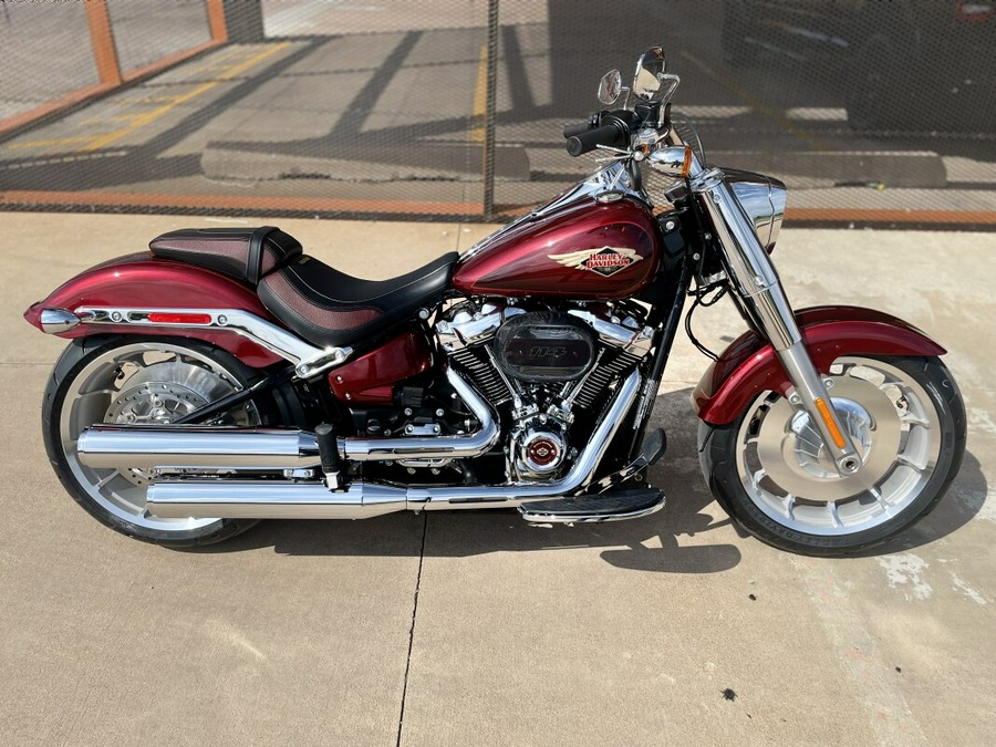 2023 Harley-Davidson Fat Boy 114 Heirloom Red Fade 120th Anniversary ...