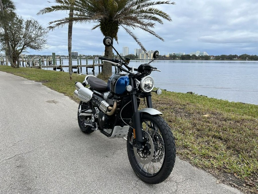 2022 Triumph Scrambler 1200 XC Cobalt Blue and Jet Black for sale in ...