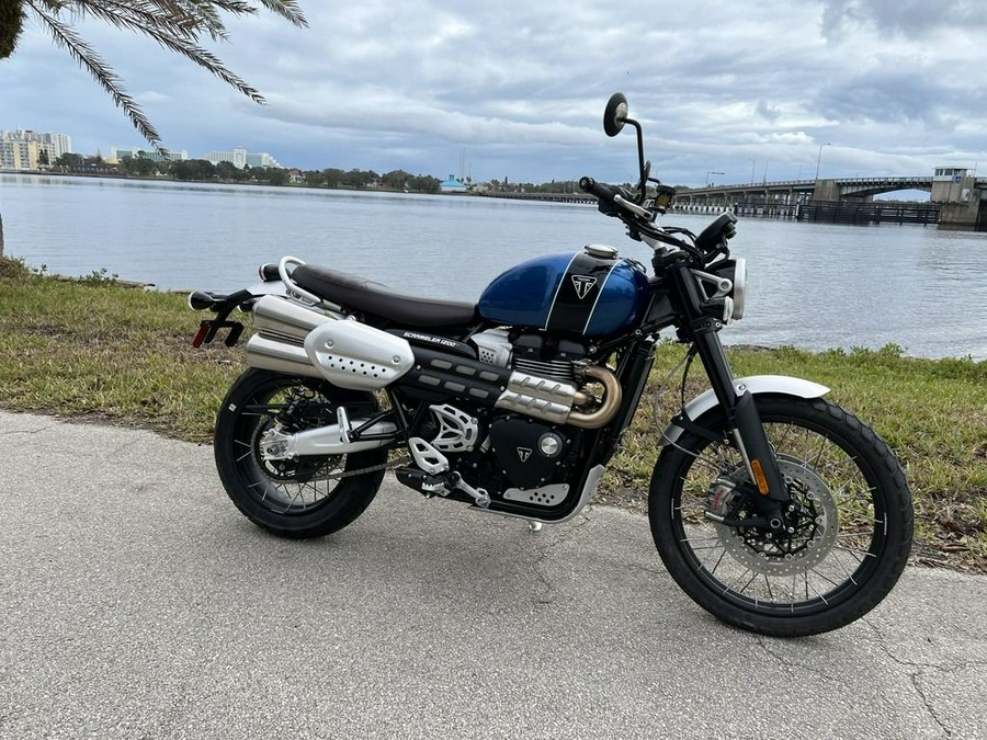 2022 Triumph Scrambler 1200 XC Cobalt Blue and Jet Black for sale in ...