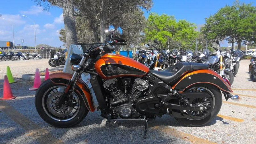 2023 Indian Motorcycle® Scout® ABS Icon Riot Orange Metallic/Black ...