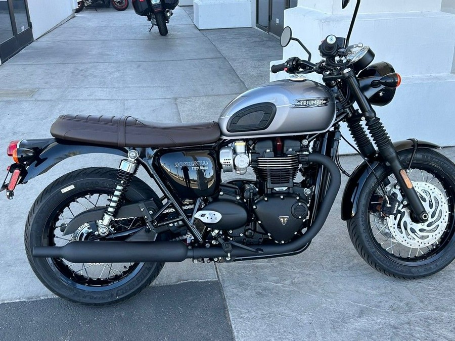 2024 Triumph Bonneville T120 Black Silver Ice/Phantom Black for sale in ...