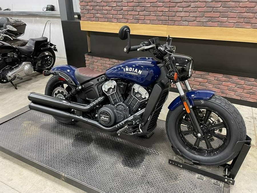 2023 Indian Motorcycle® Scout® Bobber ABS Springfield Blue Metallic for ...