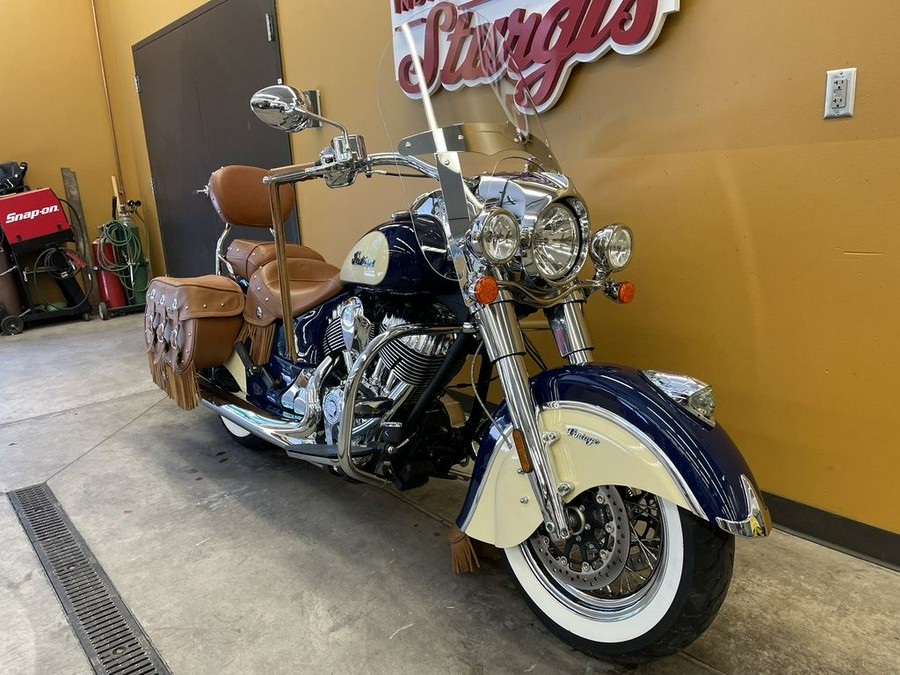 2017 Indian Motorcycle® Chief® Vintage Springfield Blue Over Ivory ...