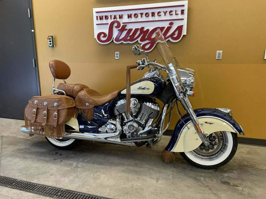 2017 Indian Motorcycle® Chief® Vintage Springfield Blue Over Ivory ...