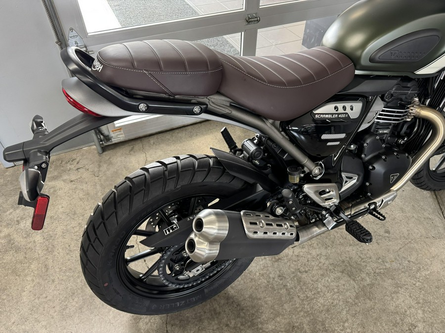 2025 Triumph SCRAMBLER 400 X MATT KHAKI GREEN for sale in Eugene, OR