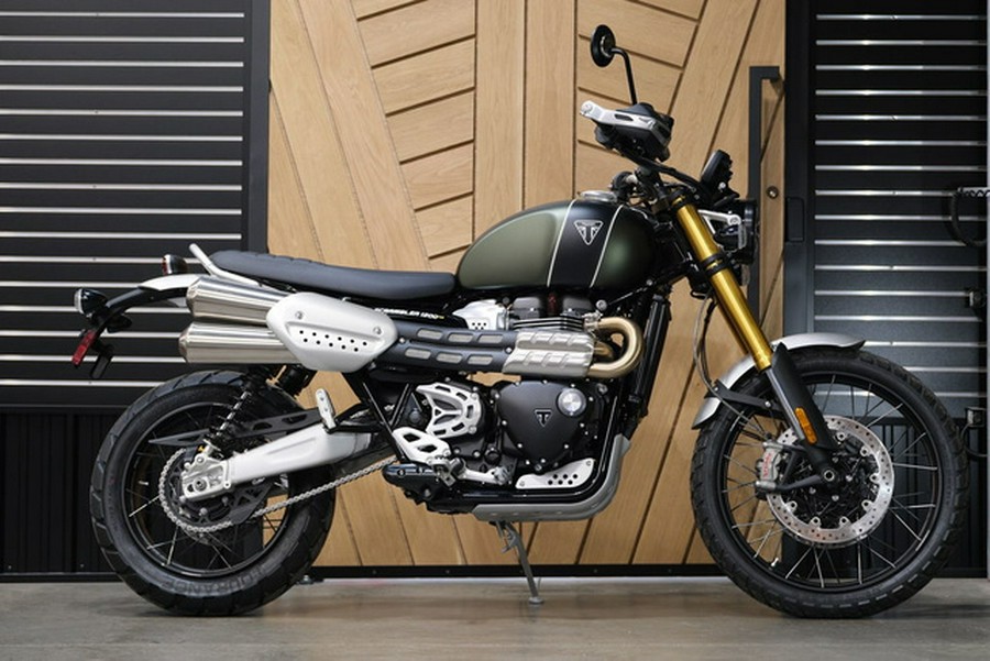 2023 Triumph Scrambler 1200 XE Matte Khaki Green Matte Jet Blac XE ...