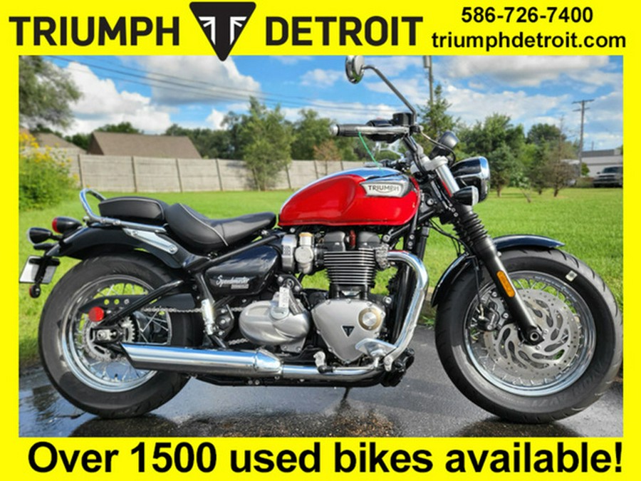2023 Triumph Bonneville Speedmaster Chrome Edition Diablo Red for sale ...