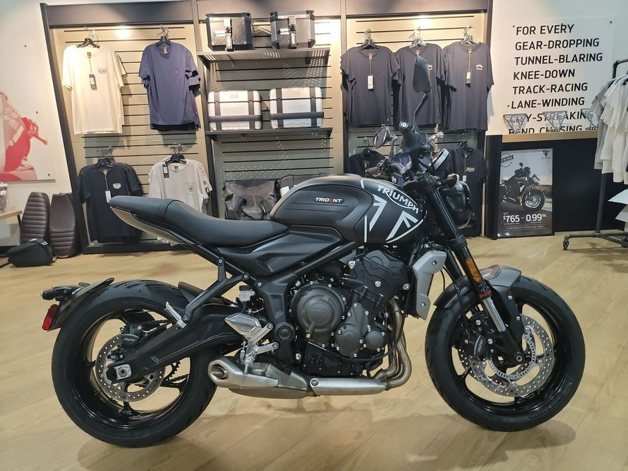 2023 Triumph Trident 660 Matte Jet Black / Matte Silver Ice for sale in ...