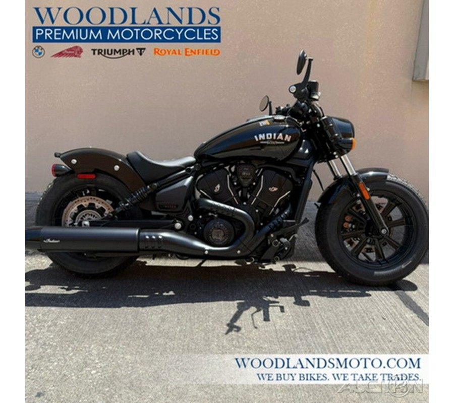 2025 Indian Scout Bobber Limited Black Metallic for sale in Shenandoah, TX