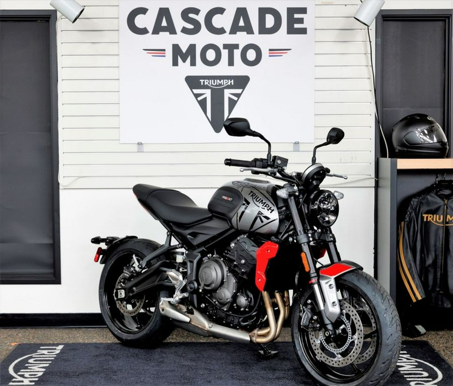 2023 Triumph Trident 660 Silver Ice Diablo Red for sale in Beaverton, OR