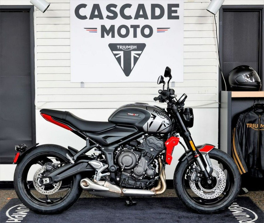 2023 Triumph Trident 660 Silver Ice Diablo Red for sale in Beaverton, OR