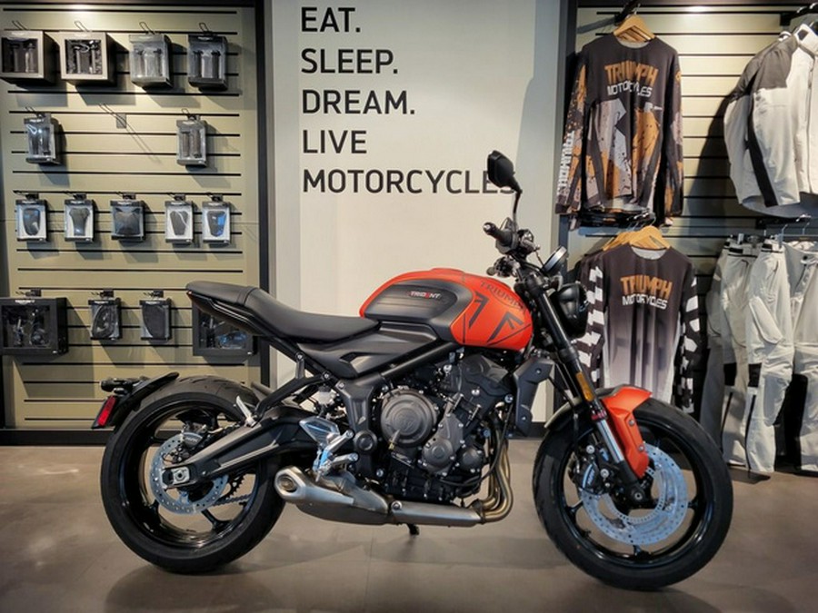 2023 Triumph Trident 660 Matte Baja Orange / Matte Storm Grey for sale ...