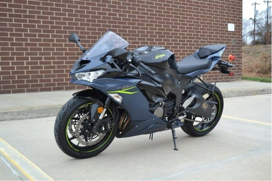 2022 Kawasaki Ninja® ZX™-6R Metallic Matte Twilight Blue/Metallic ...