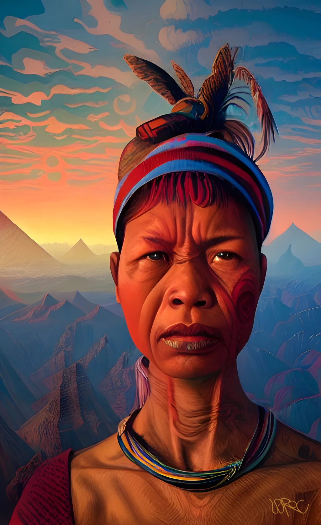 Global Tribes by Tom Laroc (#GT0000CC) | Mint Gold Dust — Every NFT Has A Story