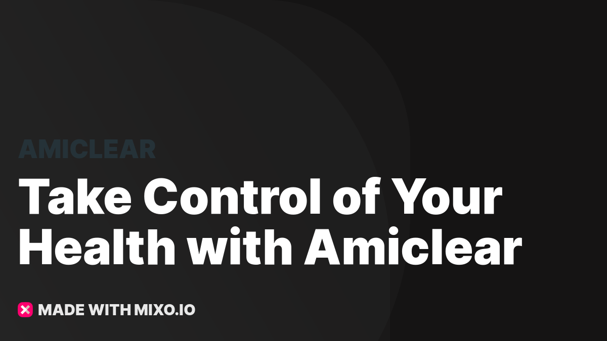 Amiclear | Blood Sugar Formula