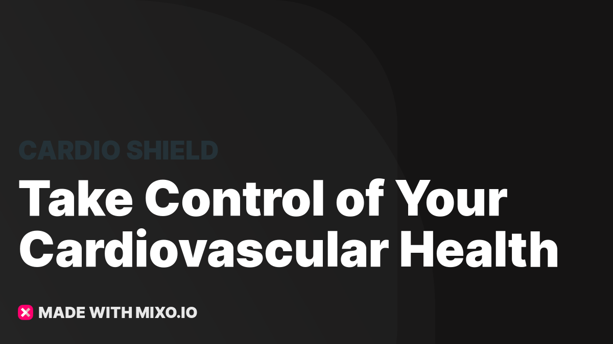 Cardio Shield - Advanced Blood Pressure Support