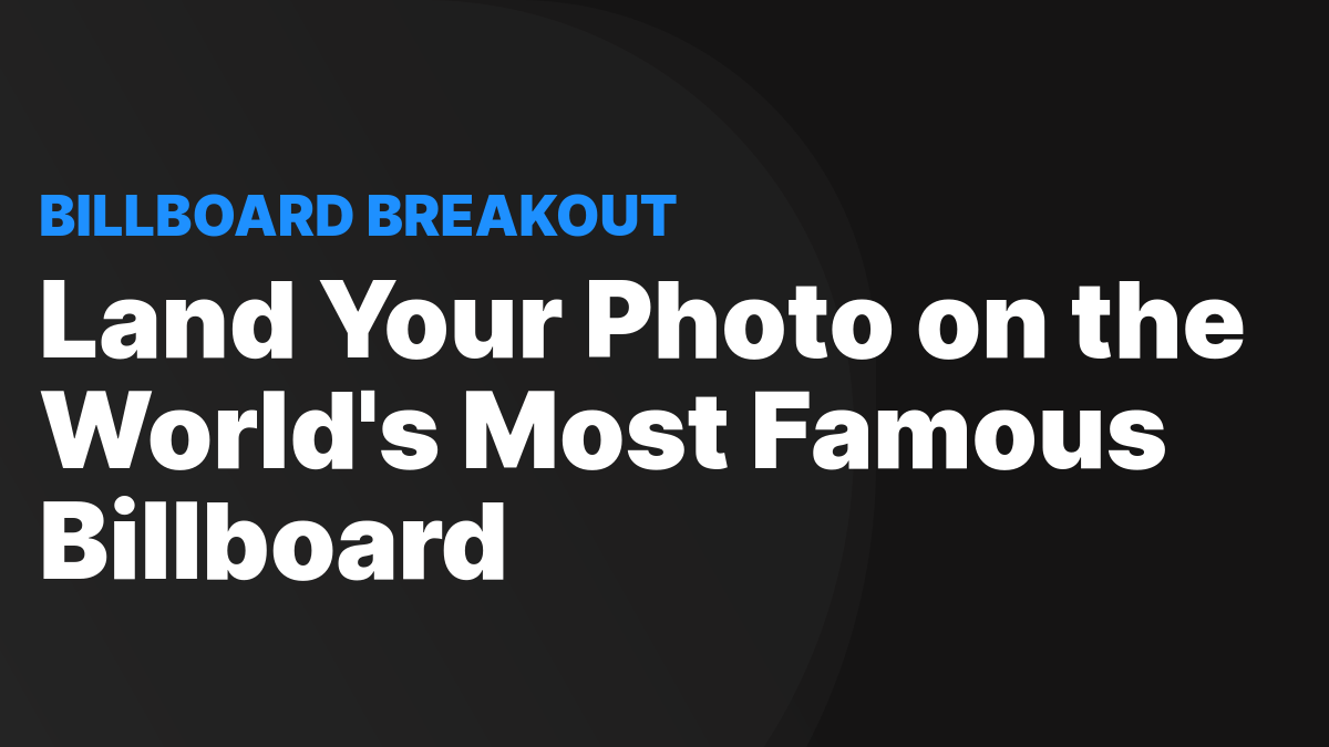 BillBoard Breakout - Land Your Face on a Times Square Billboard