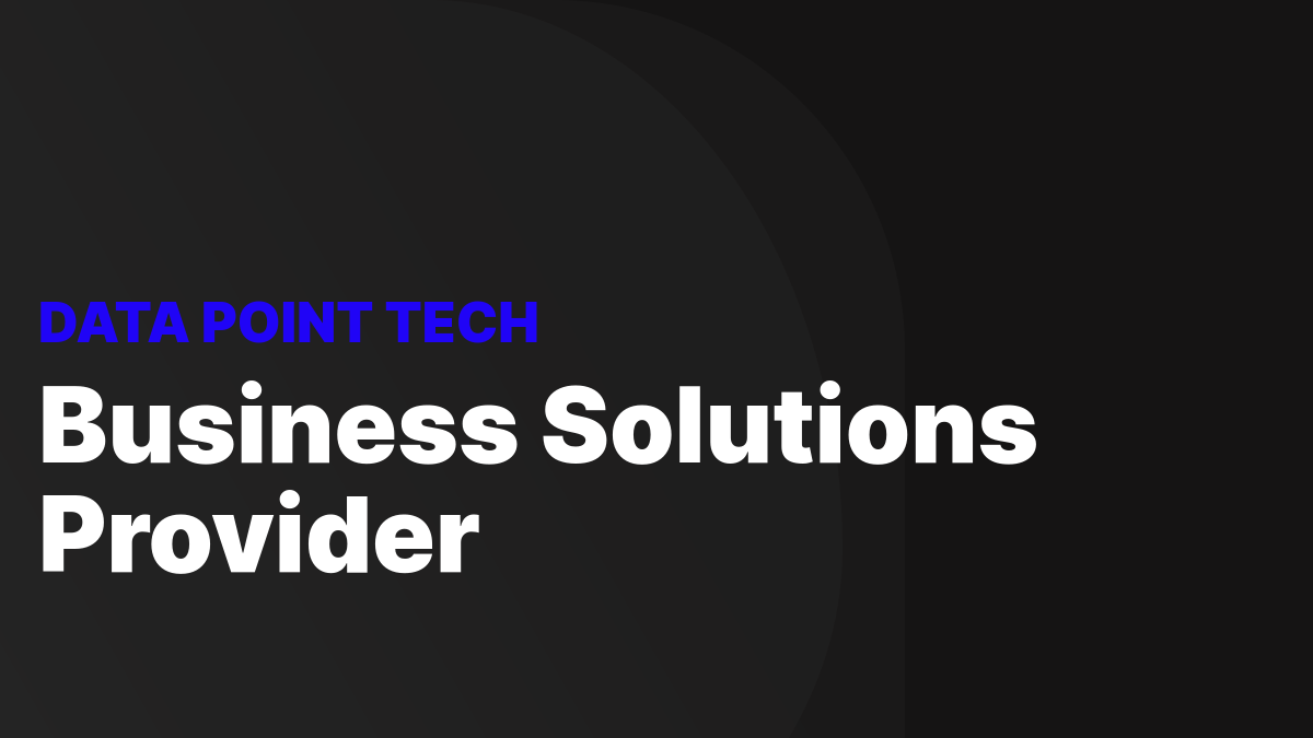 Data Point Tech - Business Solutions Specialists for Medium-sized Companies