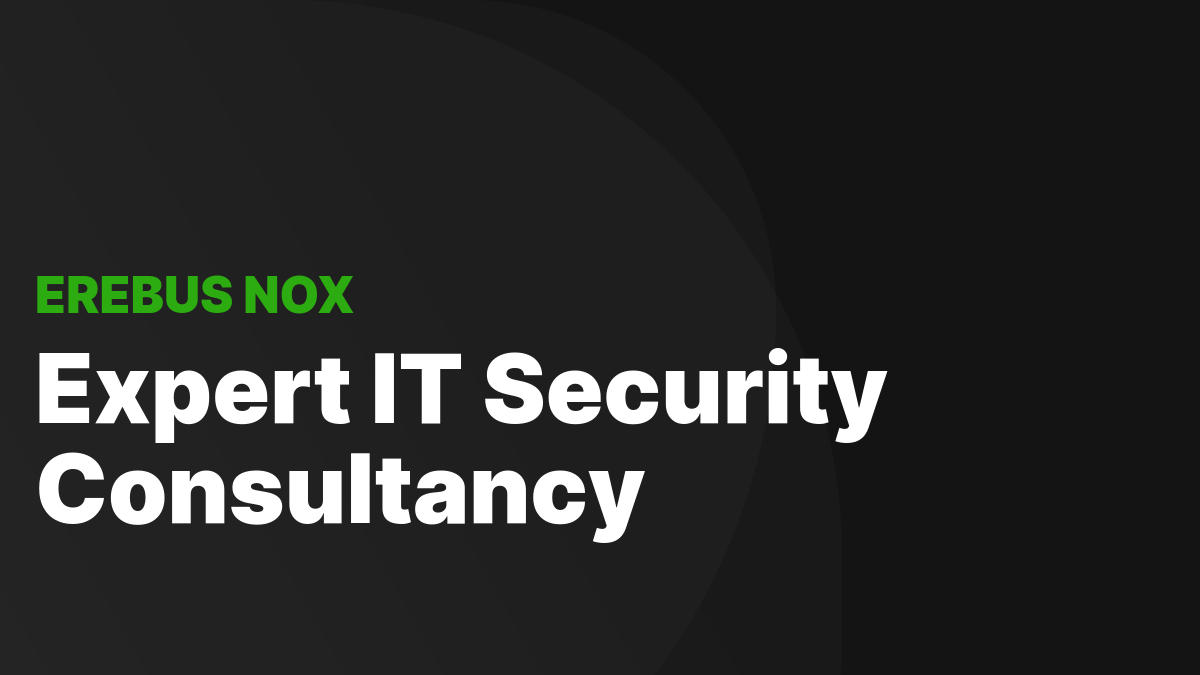 Erebus Nox - IT Security Consultancy