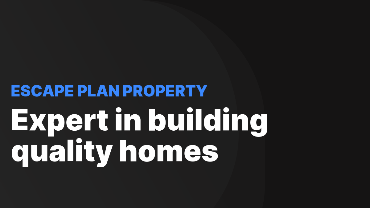 Contact Escape Plan Props for Residential Property Development