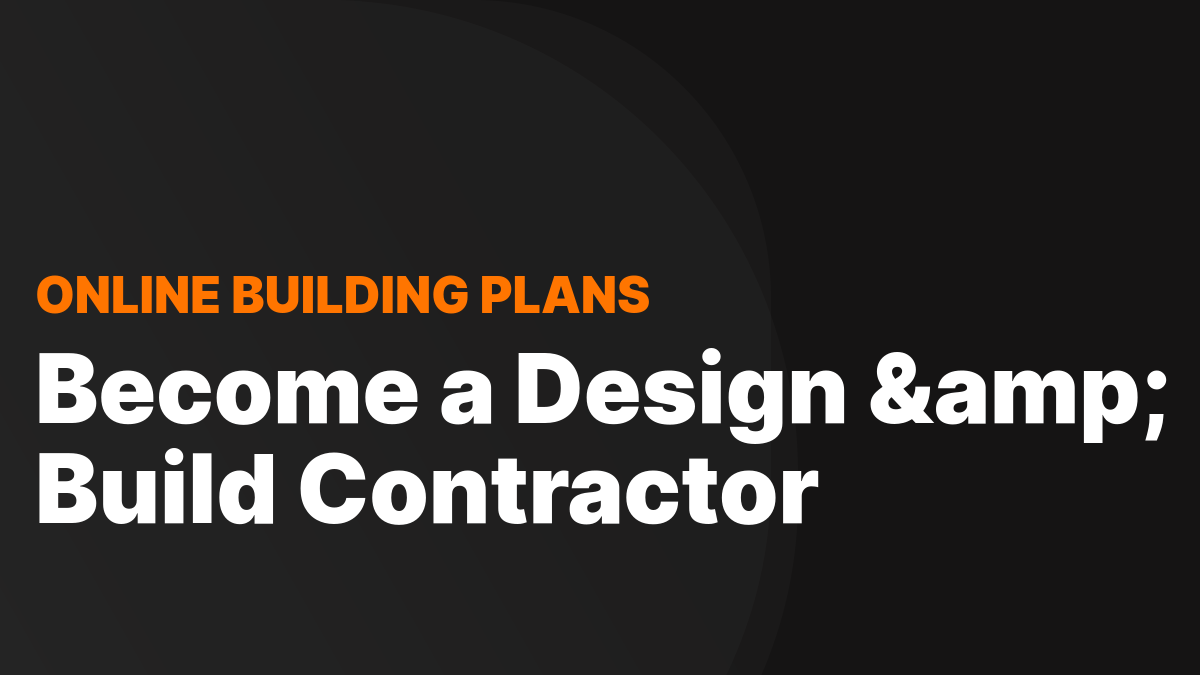 Design and Engineering Services for Contractors - Online Building Plans