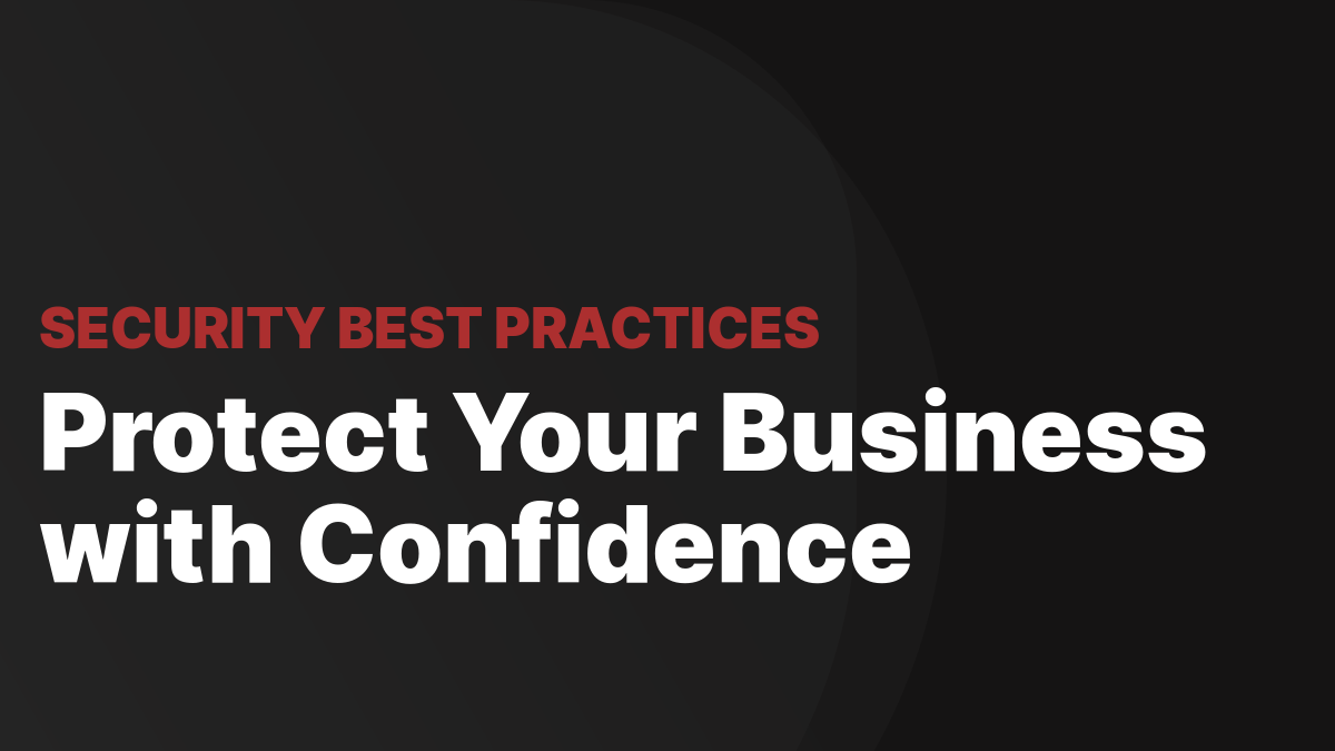 Security Best Practices | Cybersecurity Consulting