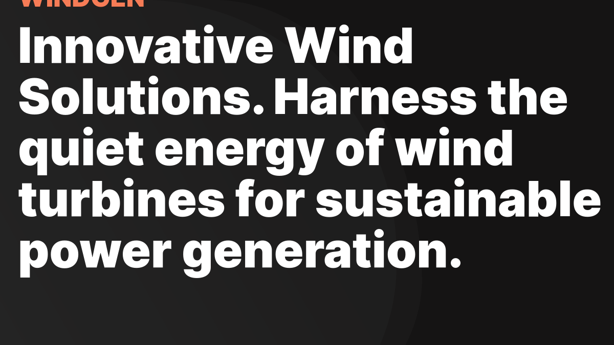 Innovative Wind Solutions