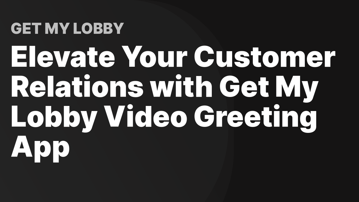 Rep-room: Your Personal Landing Page to host all Interactions