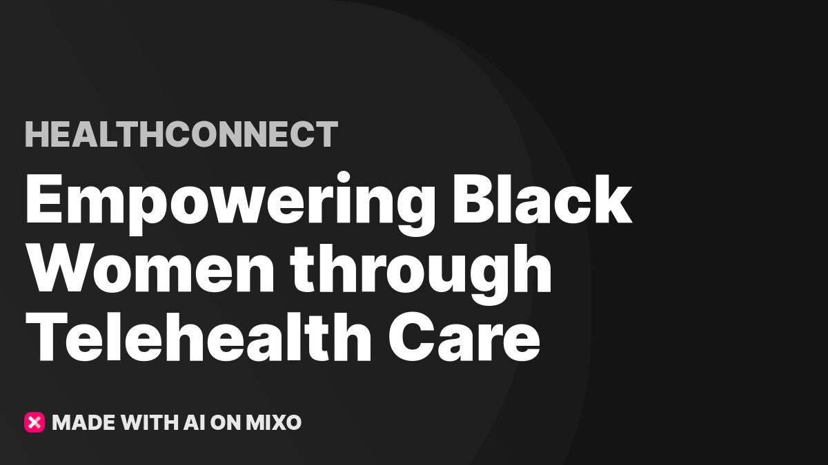 Noire Telehealth| Telehealth for Black Women by Black Women