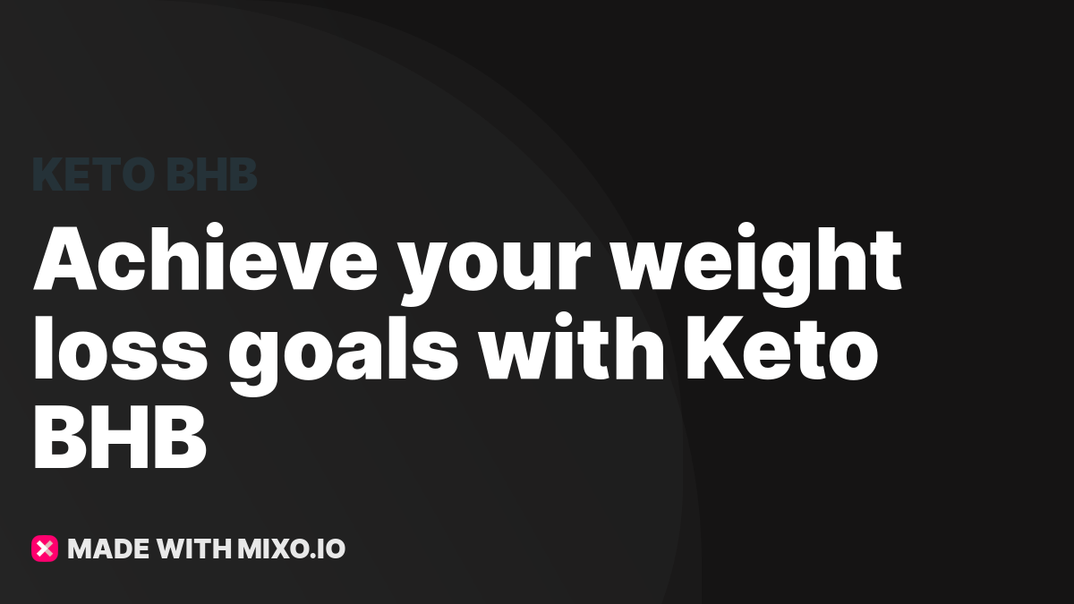 Keto BHB | The ultimate keto weight loss supplement
