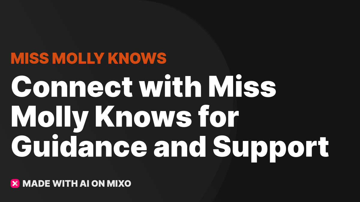 Miss Molly Knows - Intuitive Psychic Medium