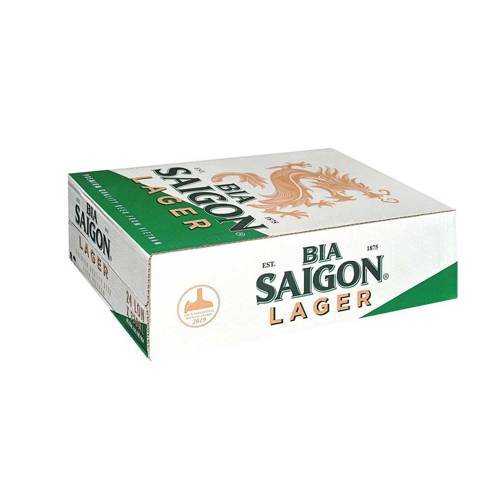Bia Sài Gòn Lager Thùng 24 Lon 330ml Mm Mega Market