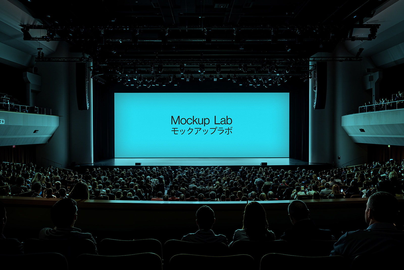 Conference Stage 04ML Mockup • High-quality Photoshop design mockups ...