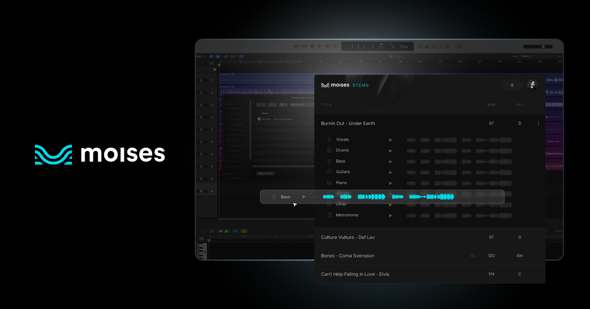 Stems Plugin: The VST Plugin by Moises