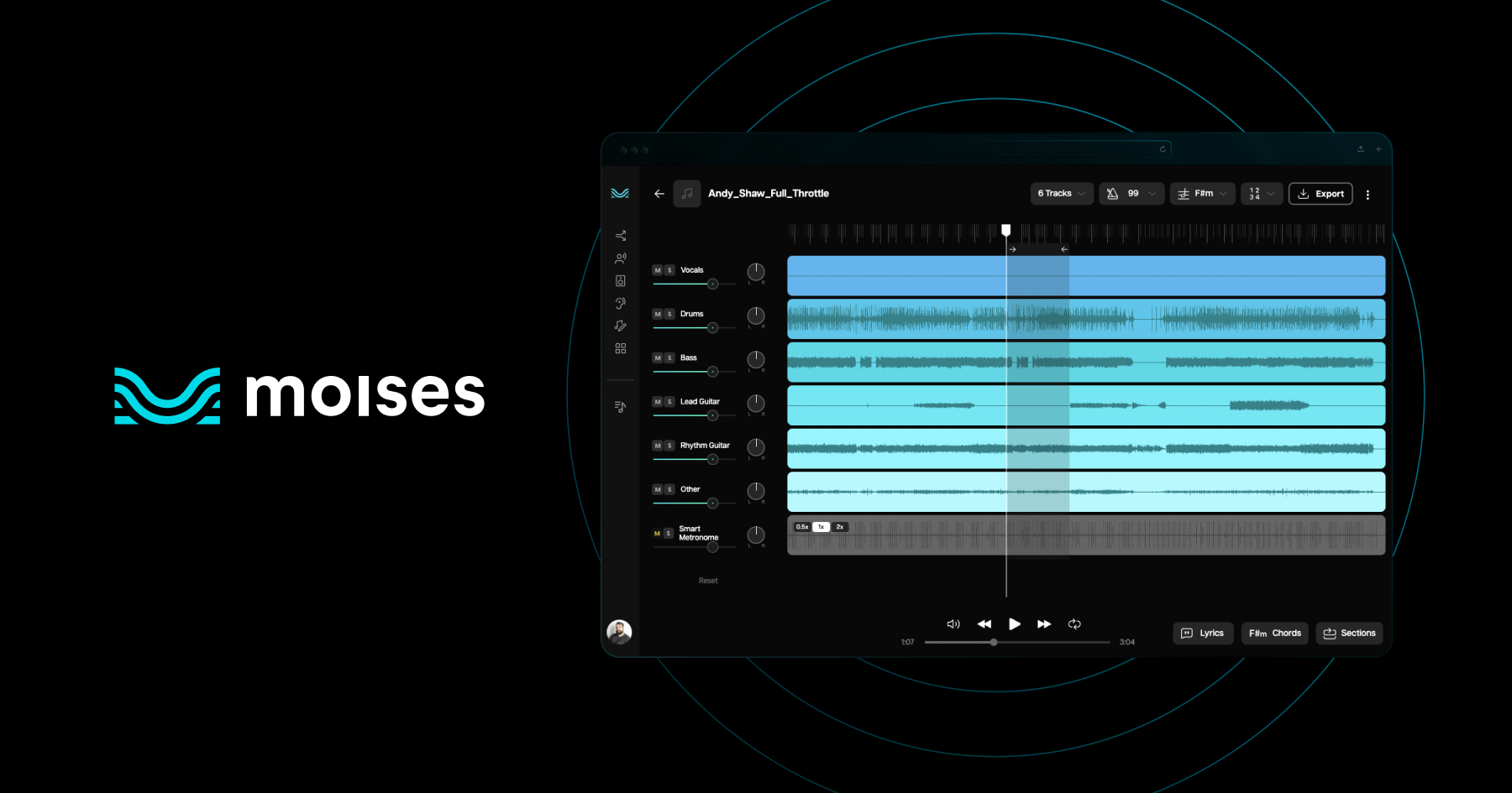 Découvre l’application Web Moises, un must pour la musique