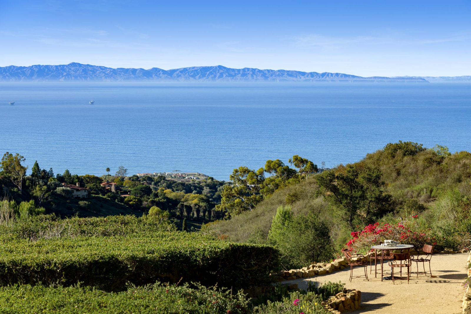 Mountain and Ocean View Montecito Hills Estate - Listing Agent Cristal ...