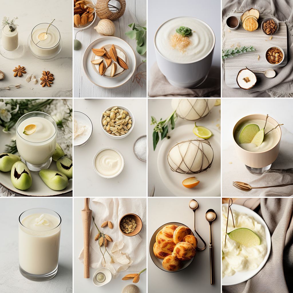 Culinary Techniques Mood Board: Tan, Beige & Ivory Delights