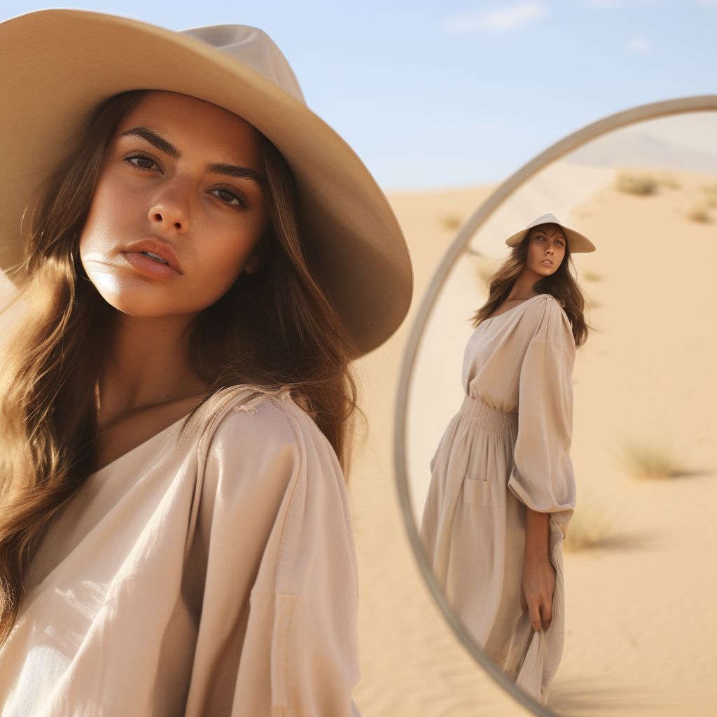 Desert Portraits: White, Beige & Light Brown Photography