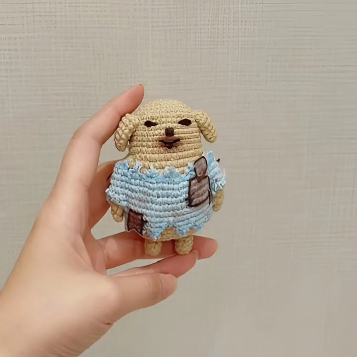Toi mỗi cuối tháng kiểu 🐶 🍂 Chart móc len Chú Chó Domgom Dịch: tieml ...