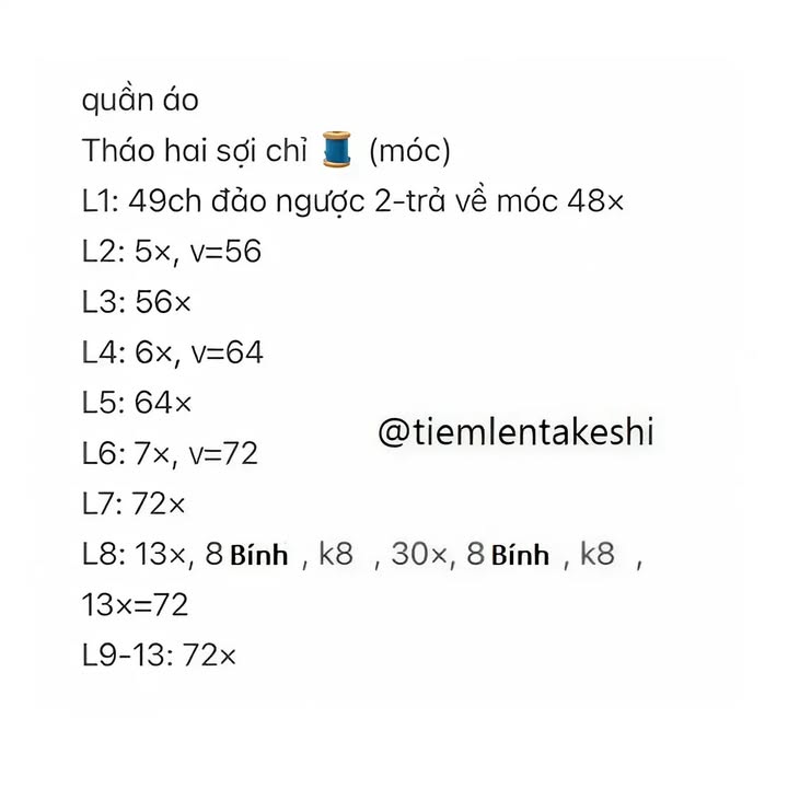Toi mỗi cuối tháng kiểu 🐶 🍂 Chart móc len Chú Chó Domgom Dịch: tieml ...
